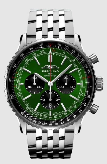 Replica Breitling NAVITIMER B01 CHRONOGRAPH 46 AB0137241L1A1 Men Watch ...