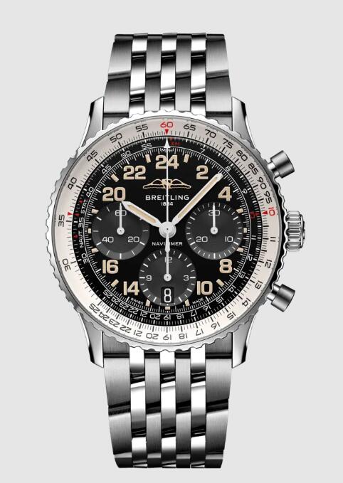 Replica Breitling Navitimer B02 Chronograph 41 Cosmonaute PB02301A1B1A1 ...