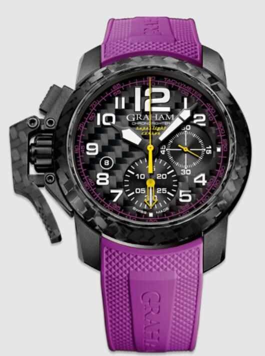 Replica Graham Watch 2CCBK.V01A CHRONOFIGHTER SUPERLIGHT CARBON PURPLE ...