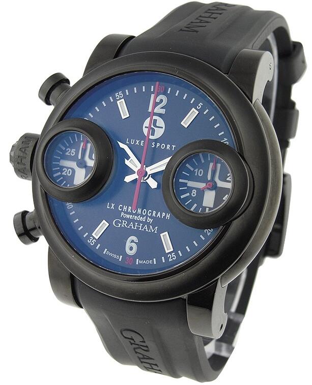 Replica Graham Watch 2.SWAB.B34L.K06 Swordfish Chronograph Black PVD ...