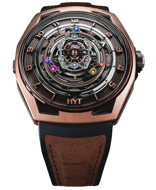 Replica HYT Conical Tourbillon Infinity Sapphires H03131-A Watch ...