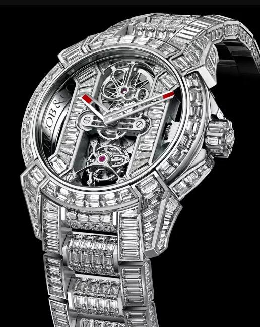 Jacob & Co. EPIC X TOURBILLON BRACELET DIAMONDS Watch Replica EX500.30 ...