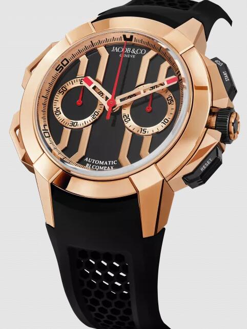 Jacob & Co. EPIC X CHRONO - TITANIUM 5N FLASH Watch Replica EC430.22.AB ...