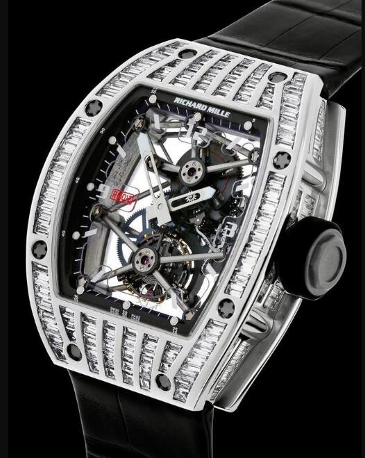 Replica Richard Mille RM 012 Tourbillon With diamond Watch [RM 012 ...
