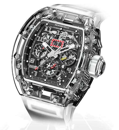 Replica Richard Mille RM011 SAPPHIRE FLYBACK CHRONOGRAPH A11 Watch ...
